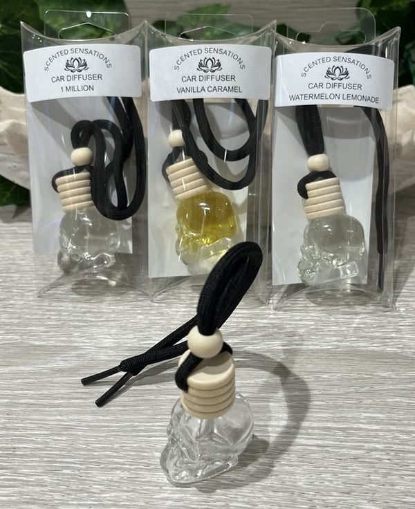 Skull Hanging Car Diffuser – Scented Sensations