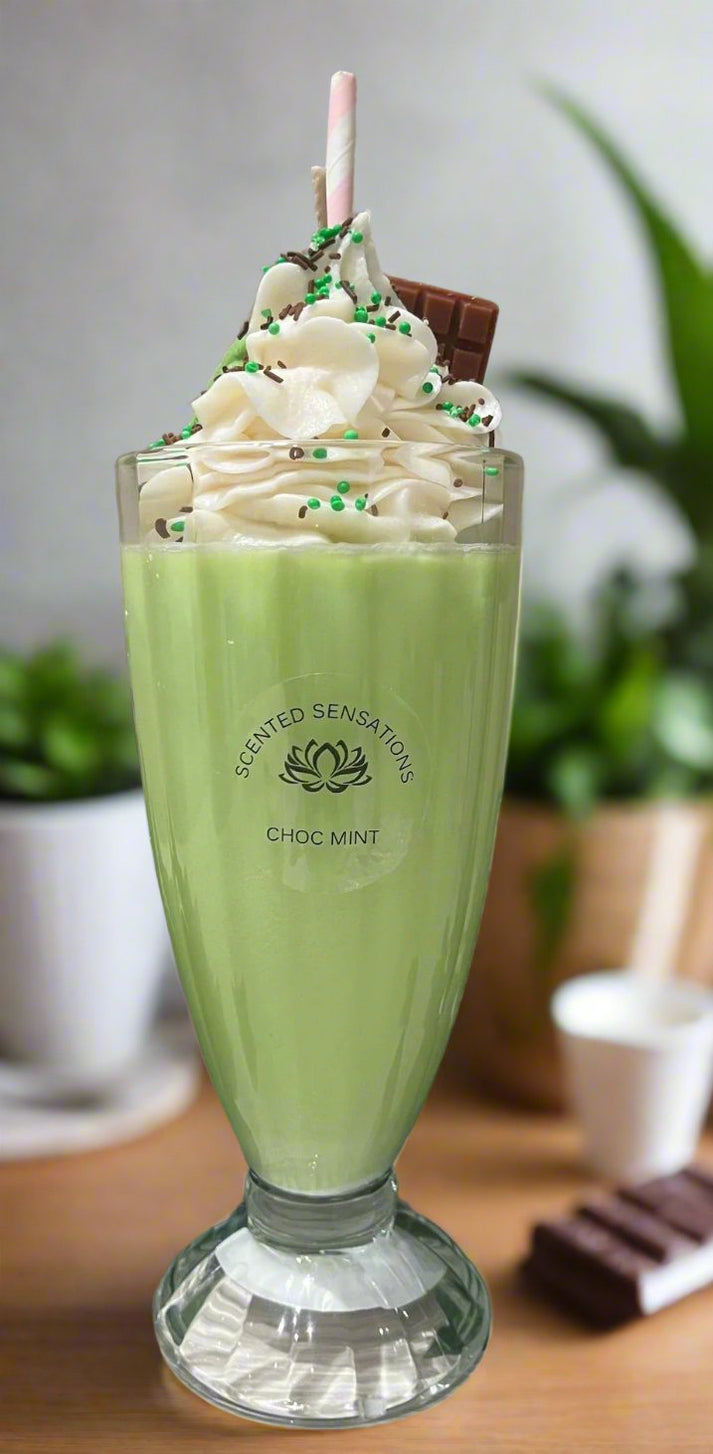 Choc Mint Milkshake Candle – Scented Sensations
